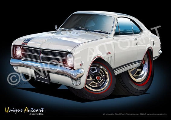 HK Monaro- Art Prints | Gift Idea For Men | Unique Autoart