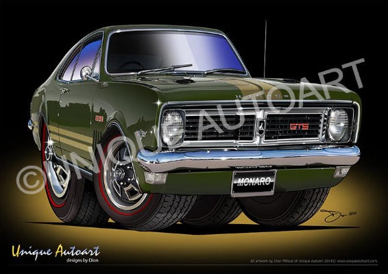 Holden HT Monaro | Car Prints | HT GTS From Unique Autoart