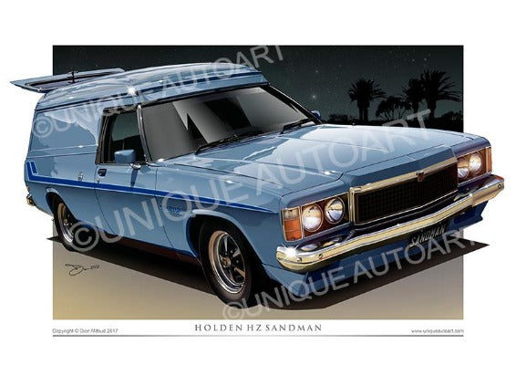 HZ Sandman | Holden Drawings | Art Prints From Unique Autoart